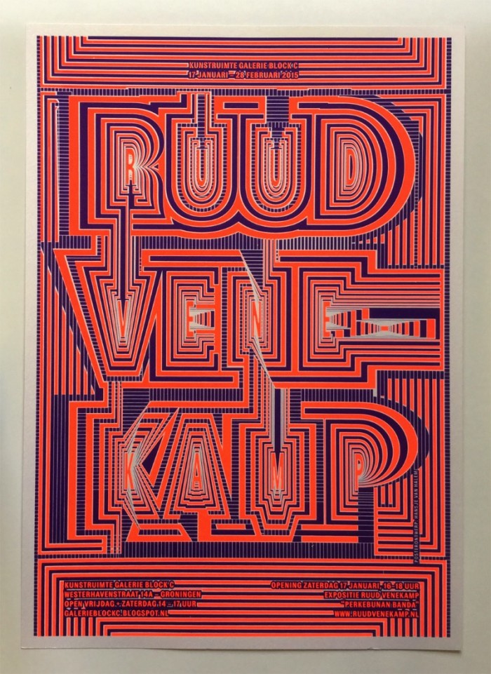 O trabalho de design gráfico de Hansje van Halem via @pristinaorg